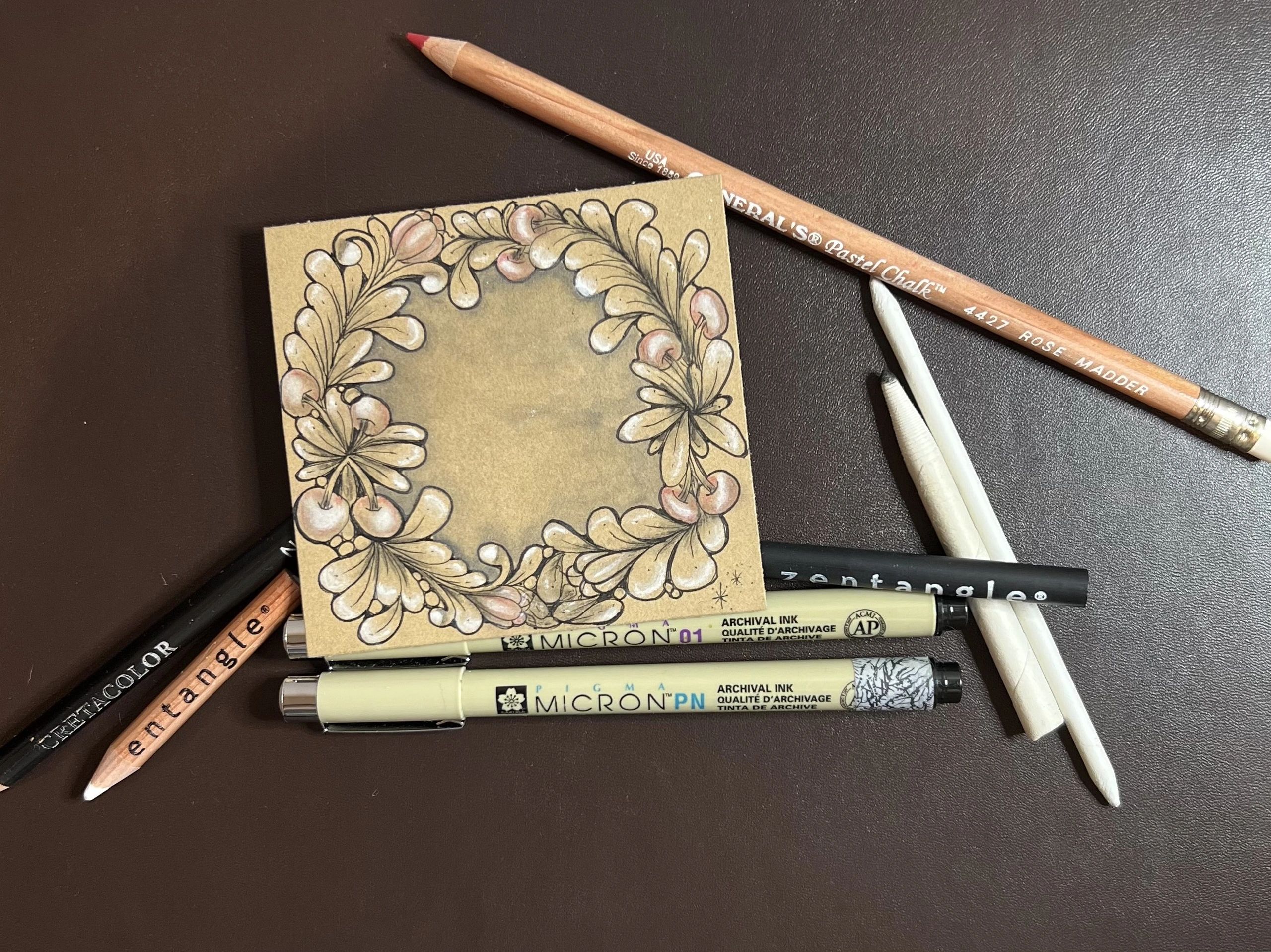 Pash Studio - Classes, Zentangle Materials